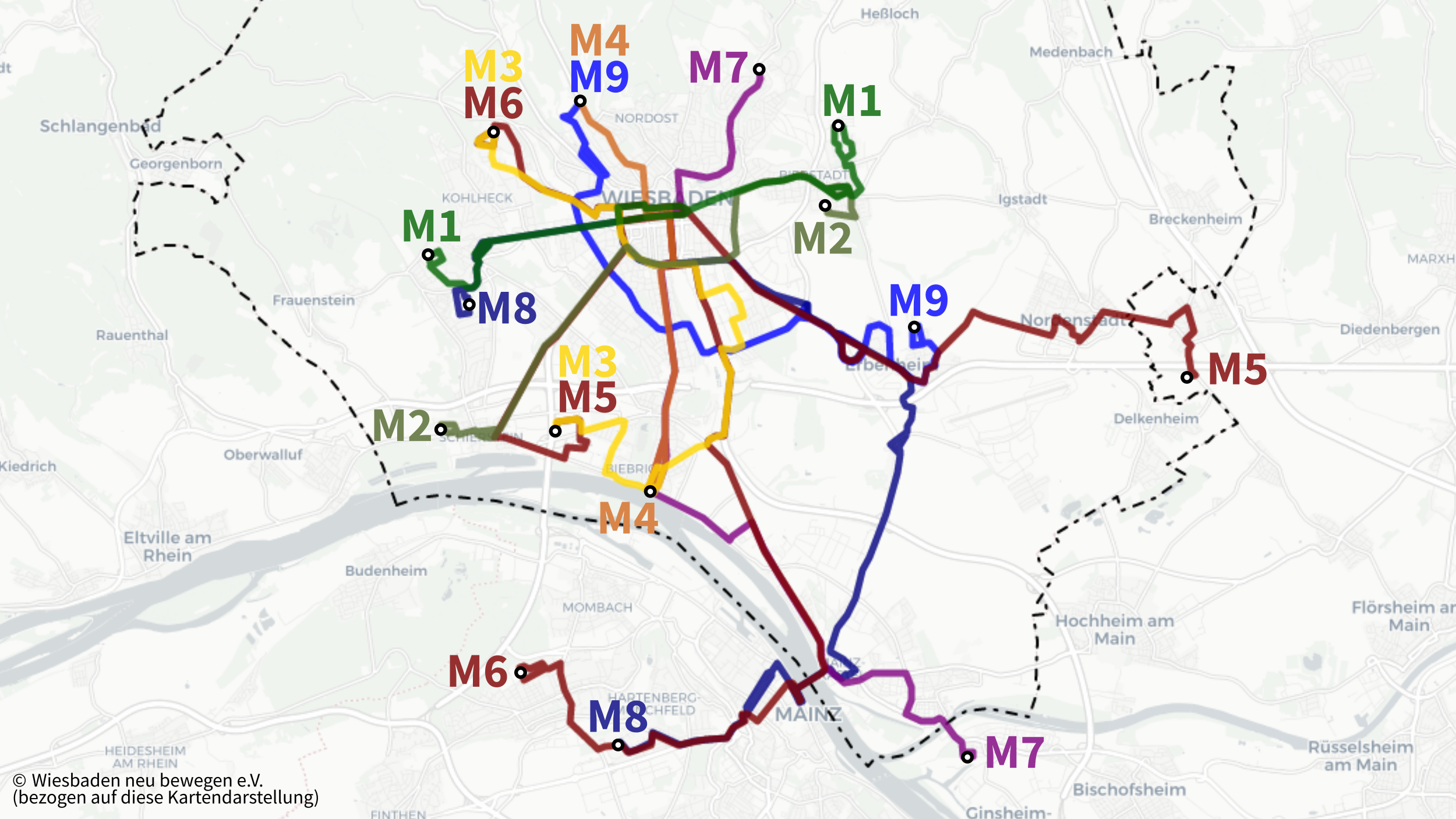 Der 1. Entwurf des Nahverkehrsplans 2030 - Teil 2: Das Netz - Wiesbaden ...